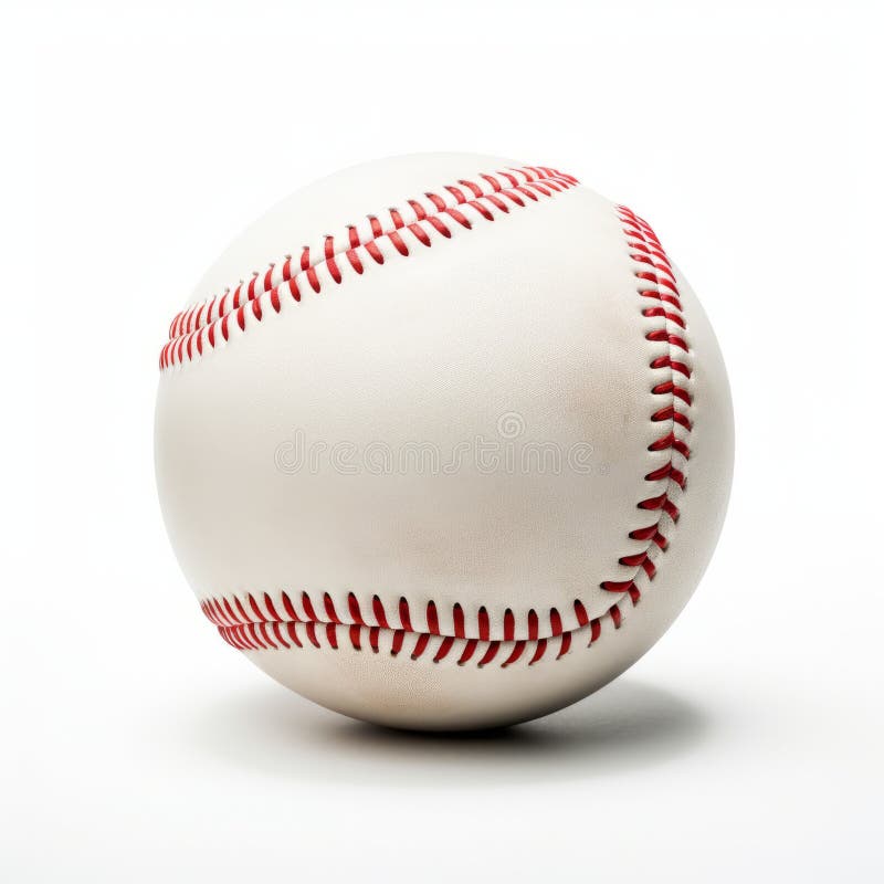 Playful White Baseball on Background: a Modern Artistic Representation ...