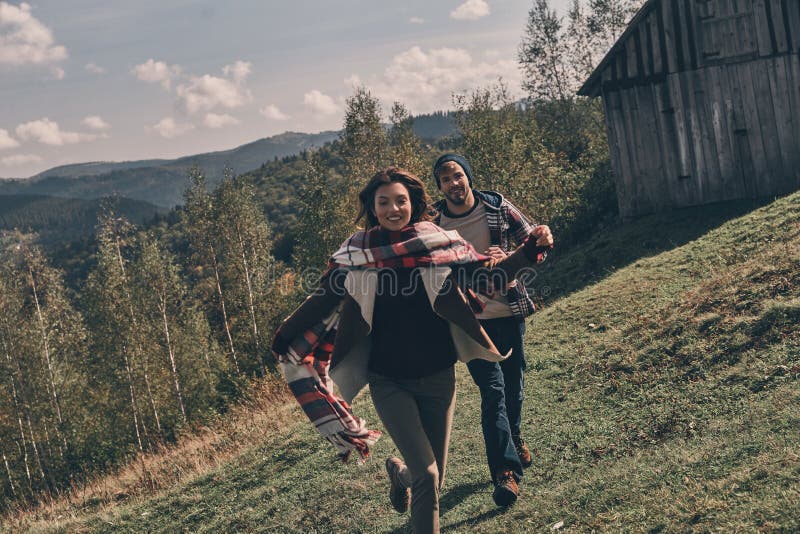 Just having fun. stock photo. Image of nature, heterosexual - 104485176