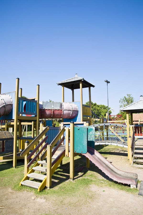 Playground stock photo. Image of outside, children, design - 18299186