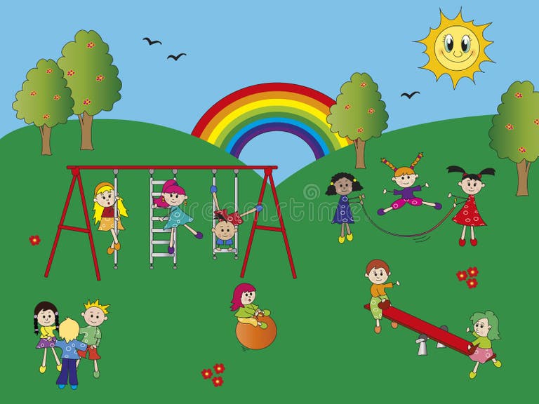 Playground Rainbow Stock Illustrations – 3,025 Playground Rainbow Stock ...