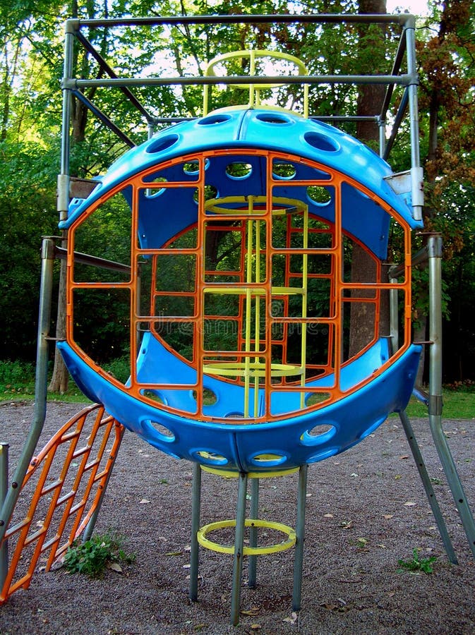Playground climbing frame stock image. Image of playground - 4586879