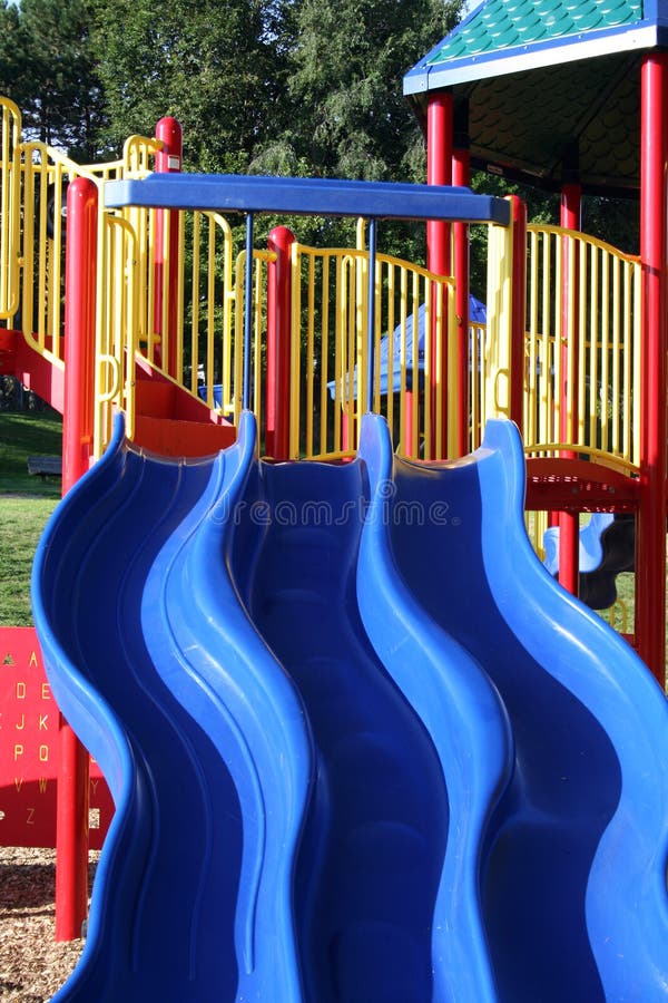 Playground in fall stock image. Image of fall, leisure - 1302789