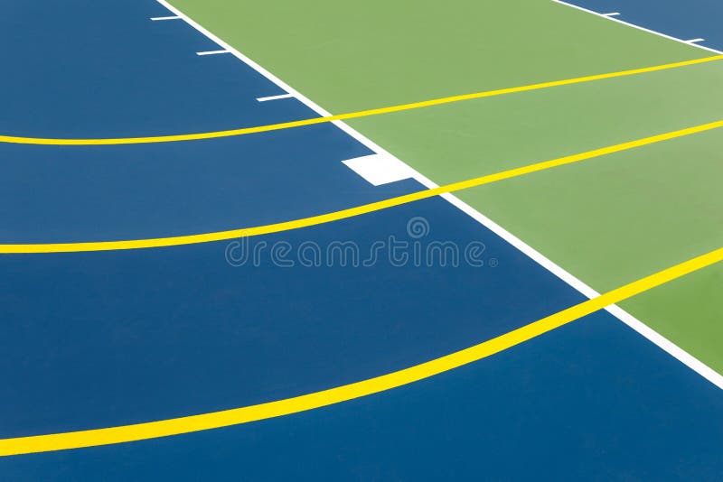 Playground Lined with Lines Stock Photo - Image of colorful, finish ...