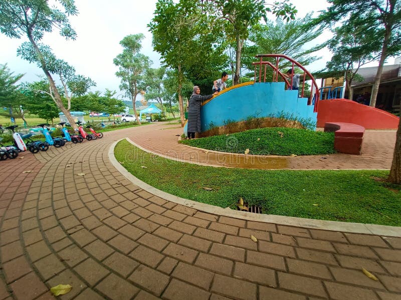 Playground in the market editorial stock image. Image of city - 230575834