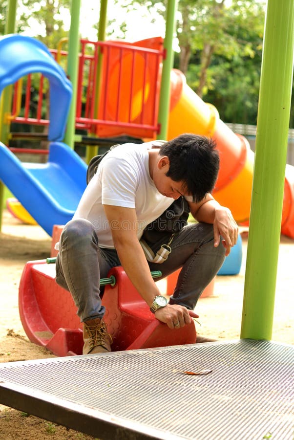 Playground at the park stock image. Image of garden, horse - 58325493