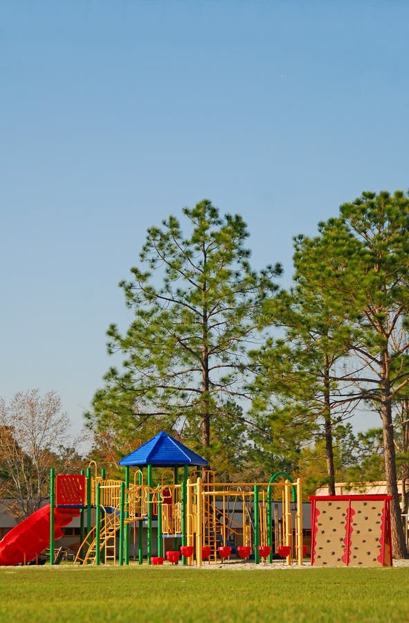 Playground by Pines stock photo. Image of play, children - 2214466