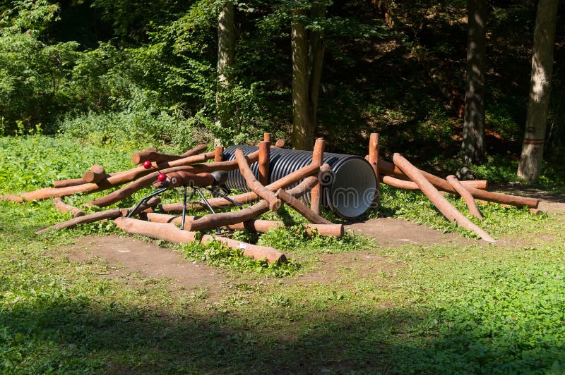 A Place for Children To Play in the Park. Stock Photo - Image of ...