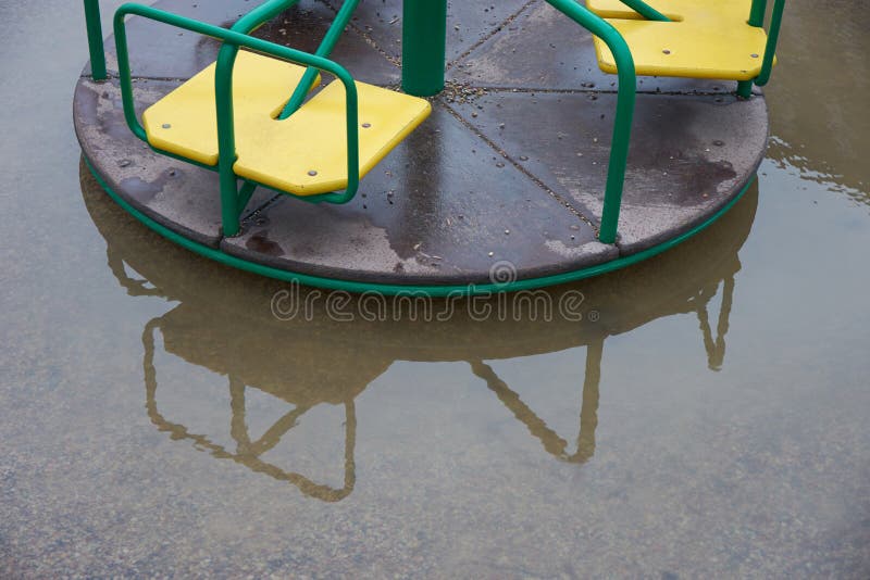 Playground stock photo. Image of depressed, reflections - 66550276