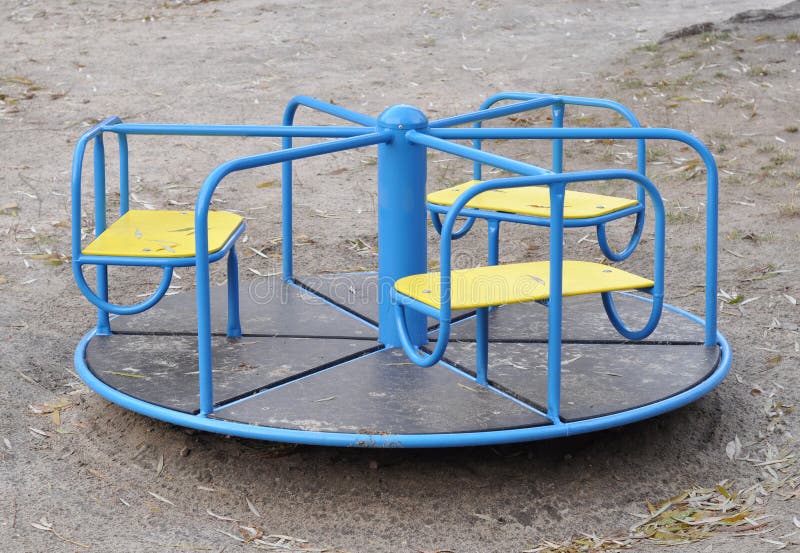 Children s roundabout stock photo. Image of entertainment - 20993448