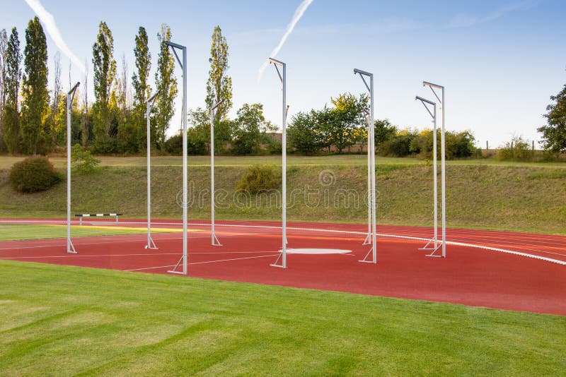 Playground for shot-put. stock photo. Image of architecture - 85108522