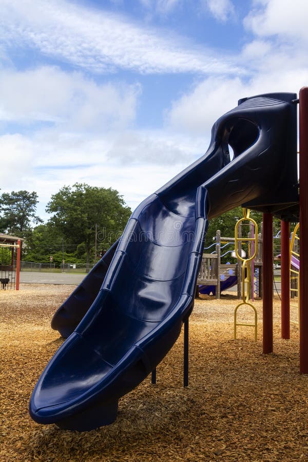 Playground Slide stock photo. Image of blue, playing - 31548322