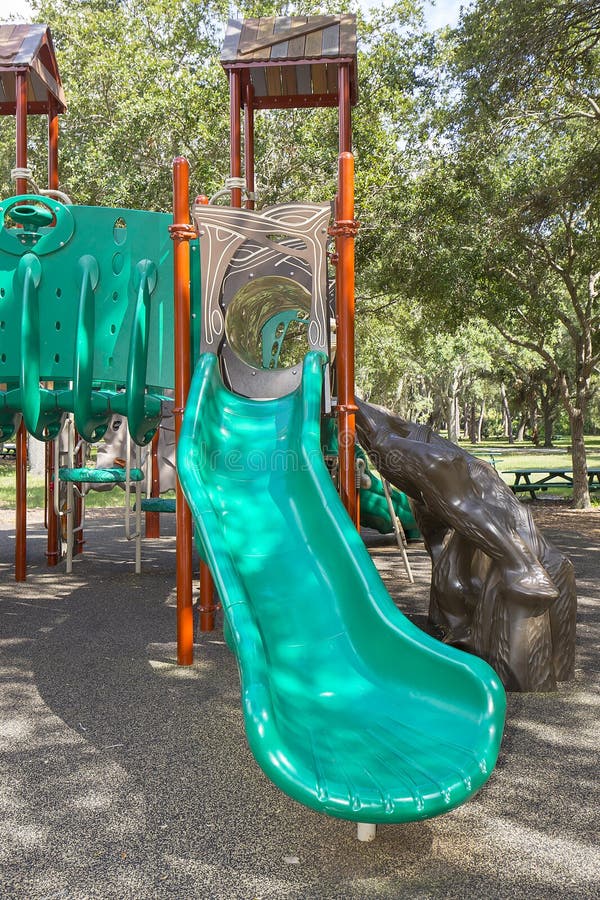 Playground Slide stock photo. Image of playground, park - 56468950