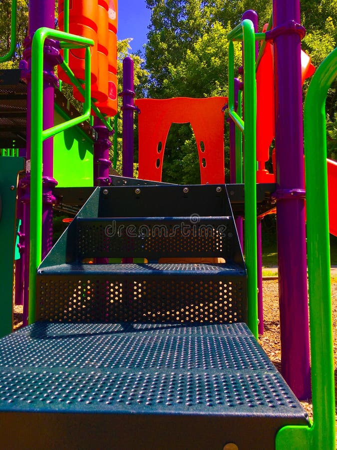 Playground Steps stock photo. Image of playground, curvy - 75163188