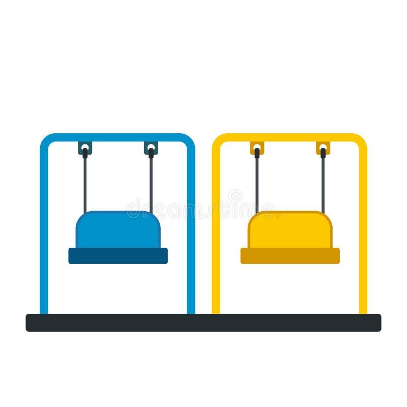 Swing icon, icon cartoon stock vector. Illustration of people - 88304671