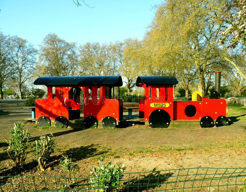 Playground train stock image. Image of train, carriage - 56202005