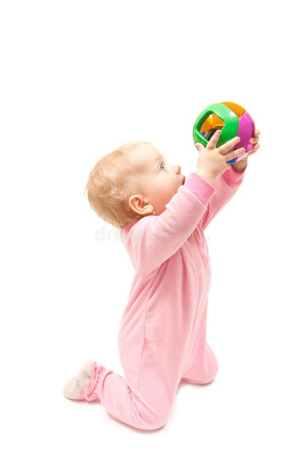 Playing baby stock image. Image of caucasian, innocence - 18043167