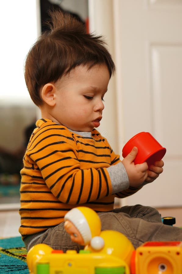 Playing baby stock photo. Image of baby, playing, child - 54319130
