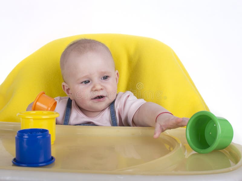 Playing baby stock image. Image of play, white, looking - 60561271