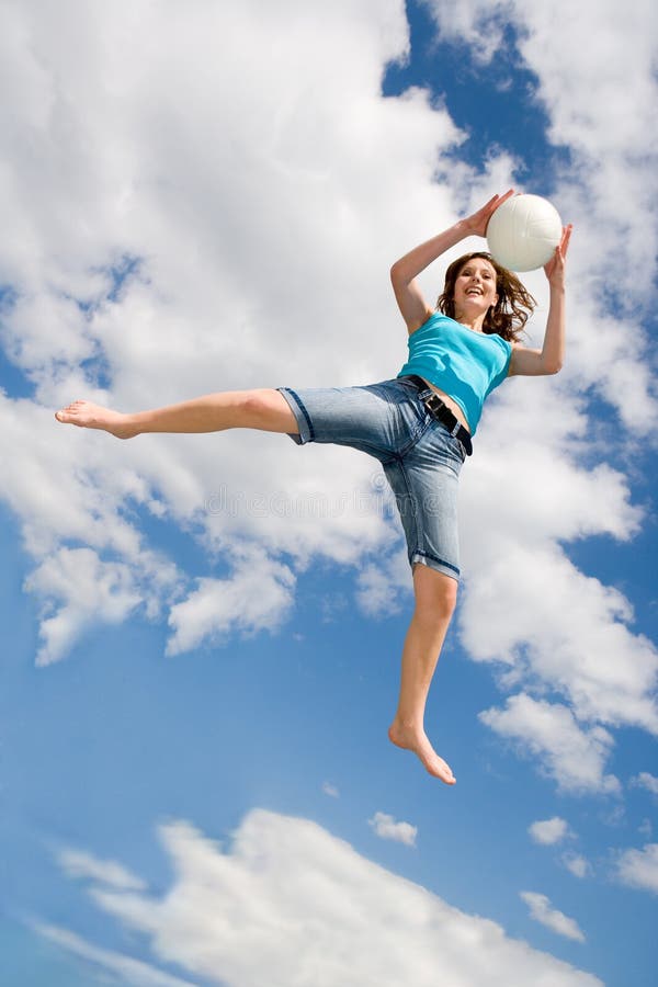 Acrobatics in the air stock image. Image of healthful - 2793727