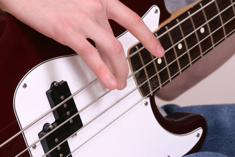 Playing Bass stock image. Image of musical, instrument, bass - 99263