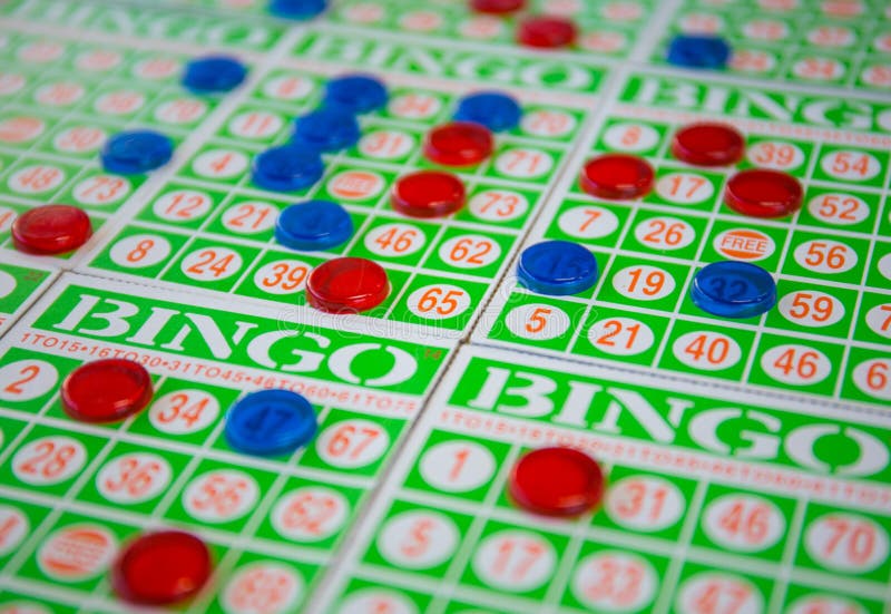 Playing bingo cards game stock photo. Image of games - 64220650