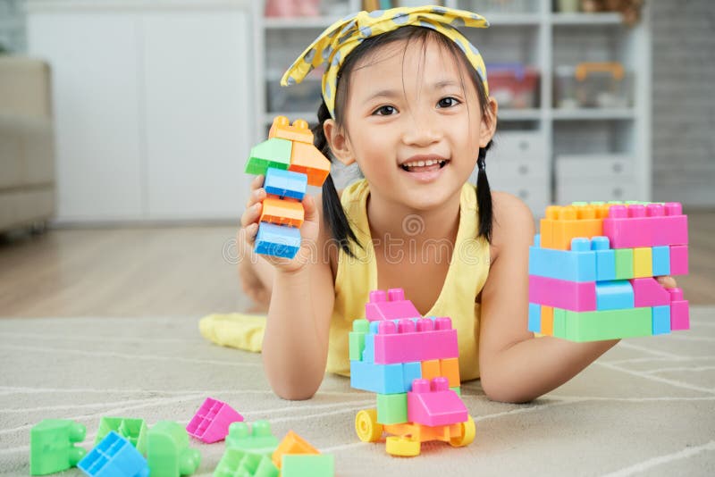 Playing with blocks stock photo. Image of modeling, development - 117367574