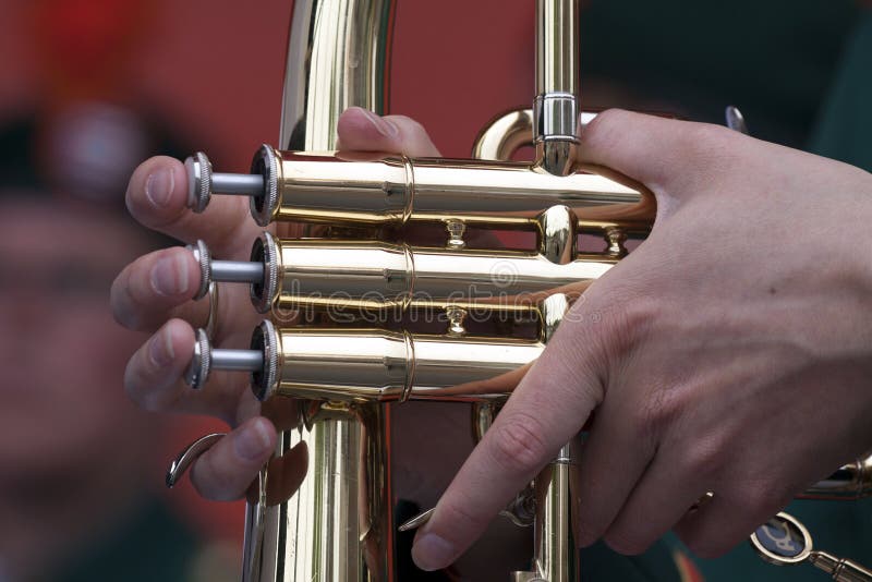 Shiny Brass Wind Instrument Stock Photo - Image of jazz, classical ...