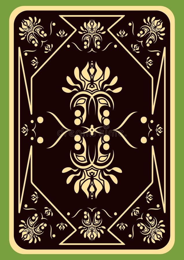 Playing card design. stock vector. Illustration of abstract - 20338310
