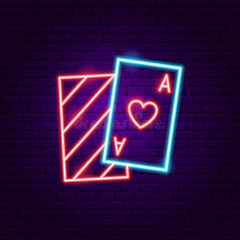 Playing Card Neon Stock Illustrations – 1,034 Playing Card Neon Stock ...
