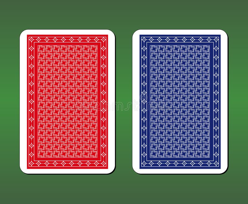 Playing Card Back Designs Stock Illustrations – 148 Playing Card Back ...