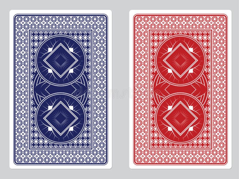 Playing Card Back Designs Stock Illustrations – 171 Playing Card Back ...