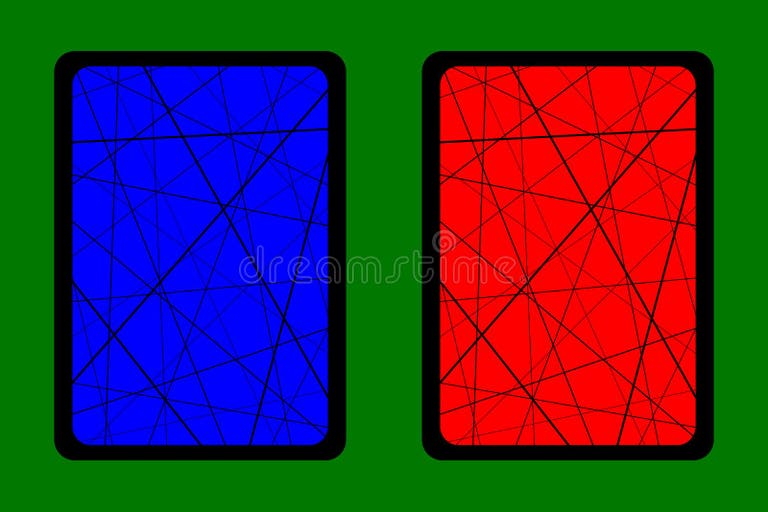 Playing Card Back Designs Red Stock Illustrations – 118 Playing Card ...