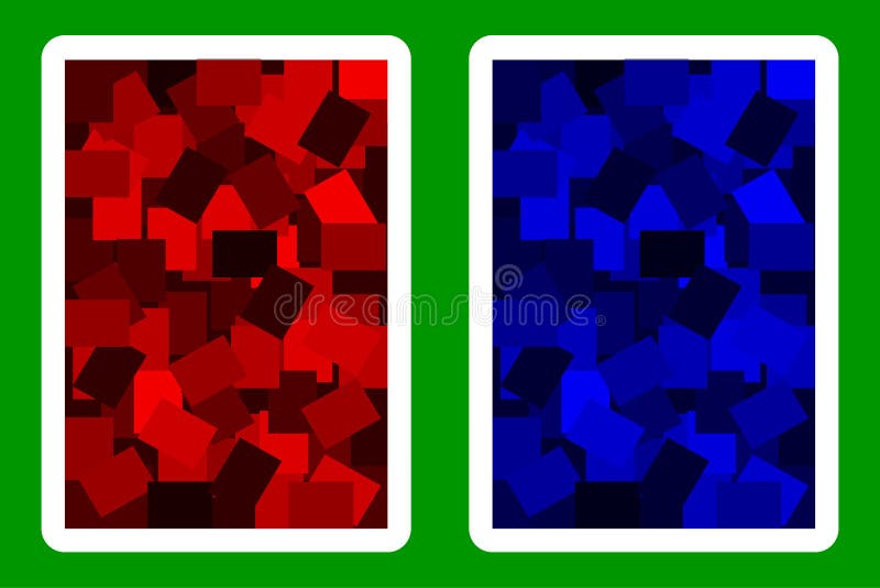 Playing Card Back stock vector. Illustration of decor - 89280842