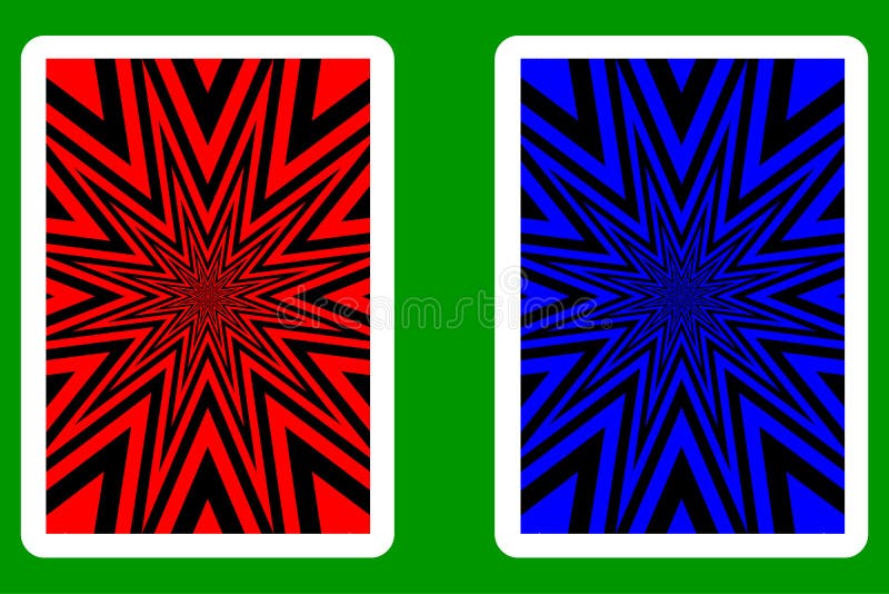 Playing Card Back Designs Red Stock Illustrations – 112 Playing Card ...