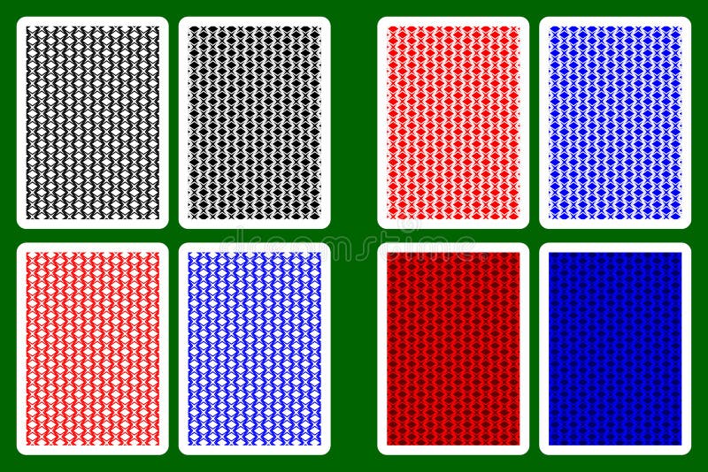 Playing Card Back Designs Red Stock Illustrations – 112 Playing Card ...