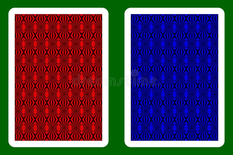 Playing Card Back Designs Red Stock Illustrations – 112 Playing Card ...