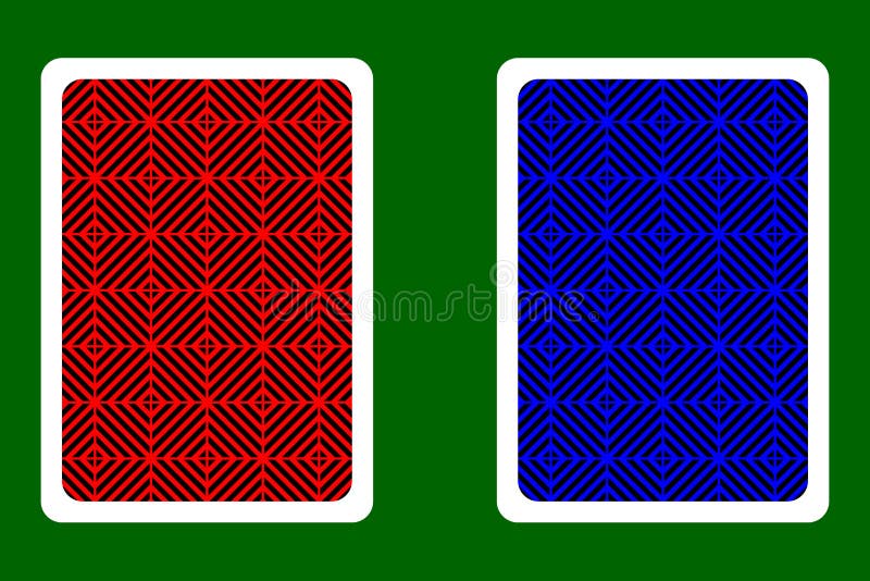 Playing Card Back stock vector. Illustration of cube - 110078683