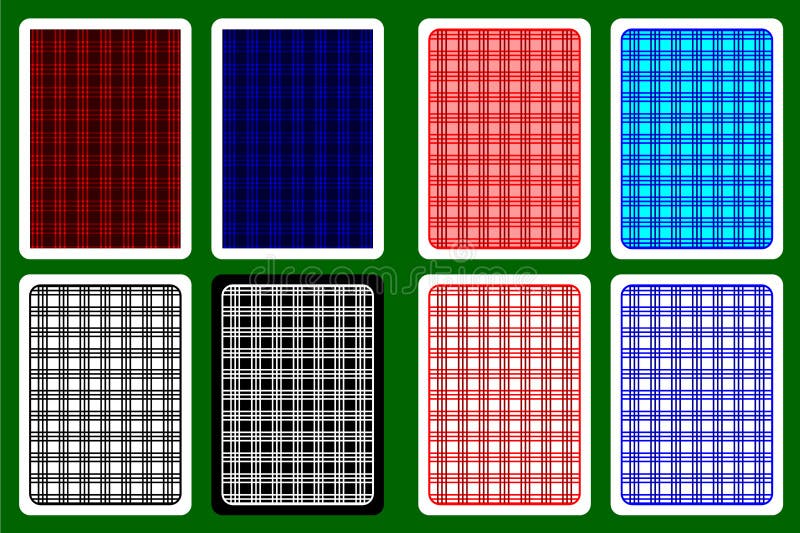 Playing Card Back stock vector. Illustration of black - 103560758