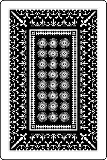 Playing Card Back Black Stock Illustrations – 1,677 Playing Card Back ...