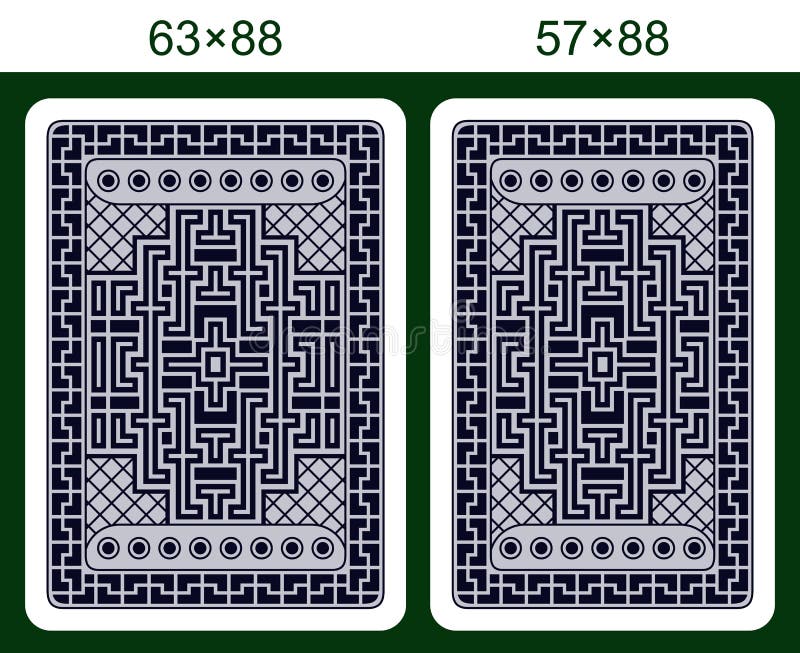 Playing card design. stock vector. Illustration of abstract - 20338310