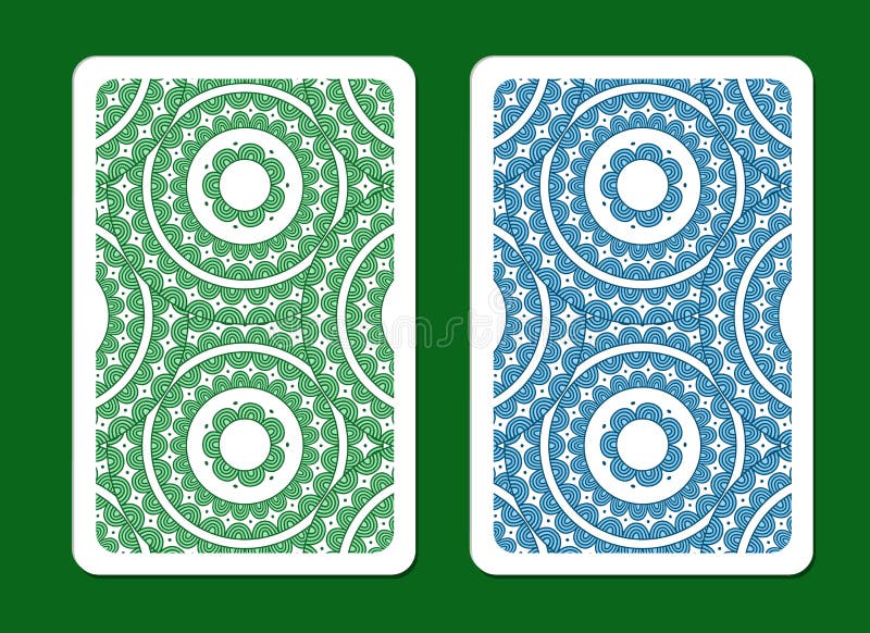 Playing Card Back Designs stock vector. Illustration of back - 41643250