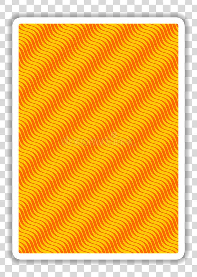 Playing Card Back Side Designs, Isolated on Transparent Background ...