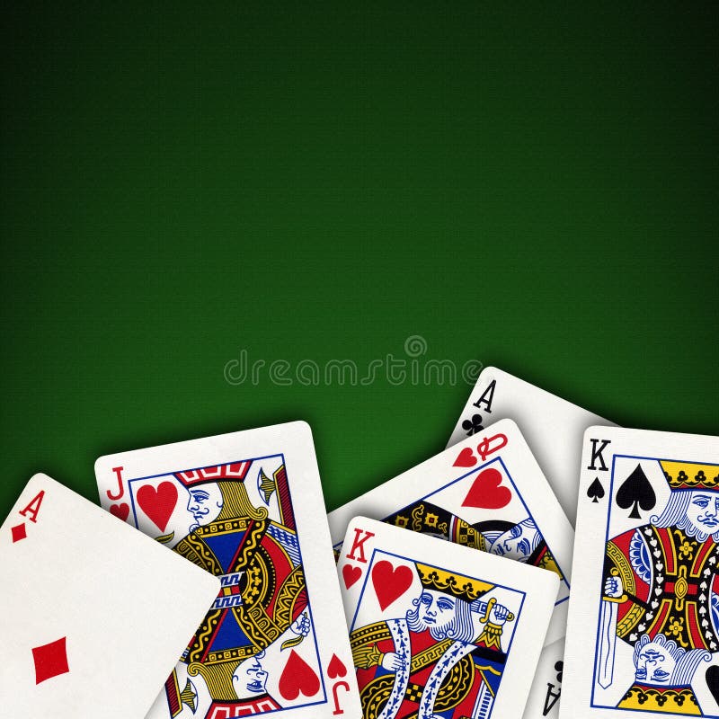 Hologram Playing Cards. Playing Cards Made of Polygons, Triangles ...