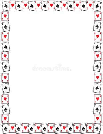Playing Cards Border Stock Illustrations – 731 Playing Cards Border ...