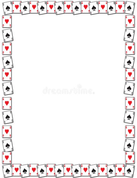 Playing Cards Border Stock Illustrations – 723 Playing Cards Border ...