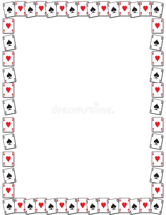 Playing Card Border Stock Illustrations – 1,813 Playing Card Border ...