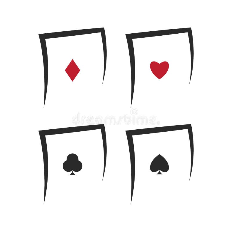 Playing card icon stock vector. Illustration of poker - 261666949