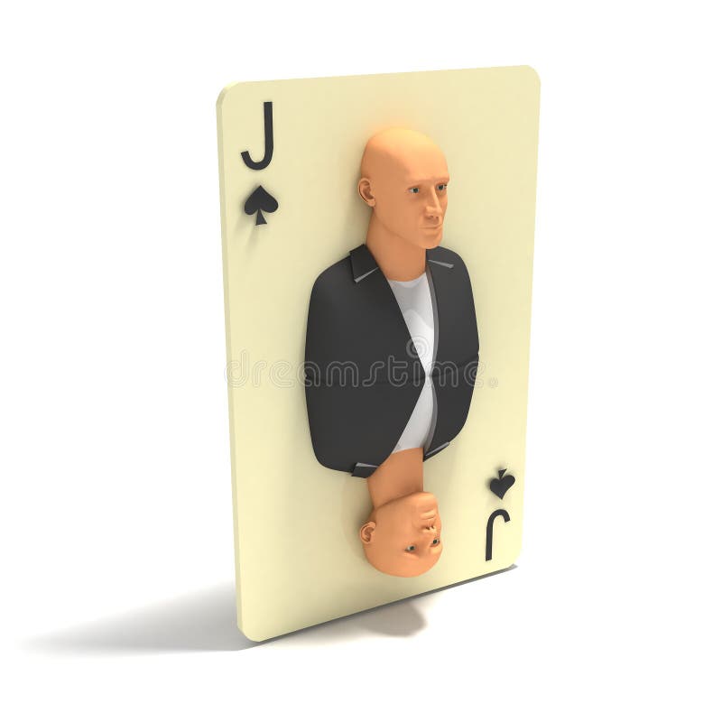 Playing Card: Jack of Spades Stock Illustration - Illustration of card ...