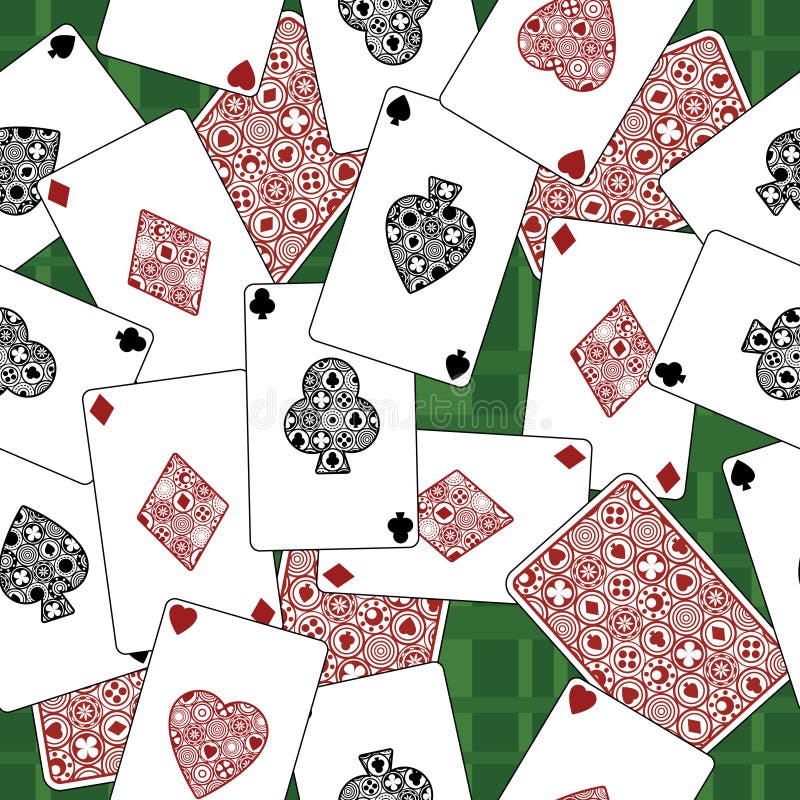 Card Suit Repeating Pattern Stock Illustrations – 296 Card Suit ...