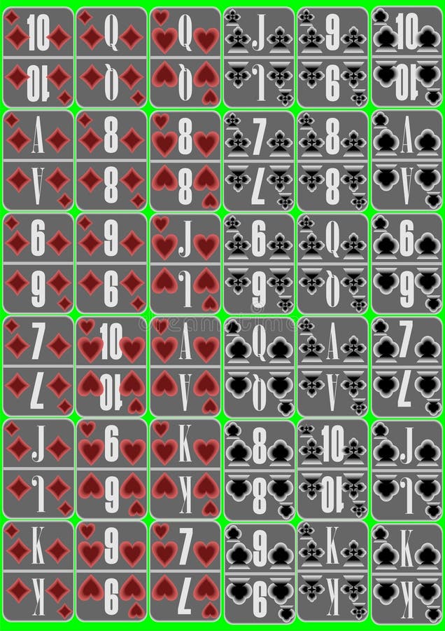 Playing cards stock vector. Illustration of passion, defect - 12022266